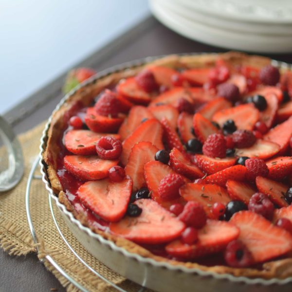 Tarte aux fraises et autres fruits rouges de Philippe Conticini ...